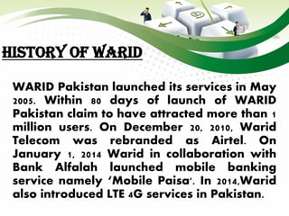 Jazzwarid telecom huma-maryam-1 | PPT