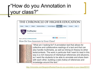 Jb dariah-annotation-workshop | PPT