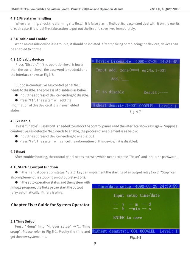 combustible-gas_control_panel_manual | PDF