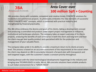 JBA Company profile | PDF | Construction Industry | Industries