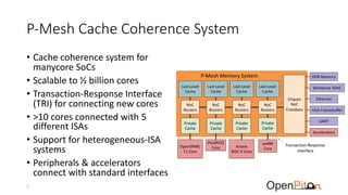 Enhancing the Open-Source P-Mesh Cache Coherence System for Open ISAs | PDF | Operating Systems ...