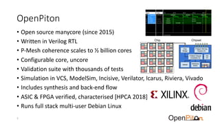 Enhancing the Open-Source P-Mesh Cache Coherence System for Open ISAs | PDF | Operating Systems ...