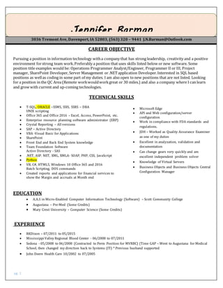 Jennifer Barman NOV-16th Resume | DOCX