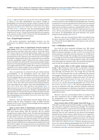 A Systematic Approach to Overcome the Matrix Effect during LC-ESI-MS/MS ...