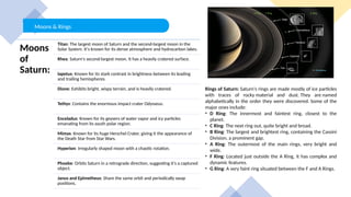 Saturn - Planet Research Project | PowerPoint | PPTX