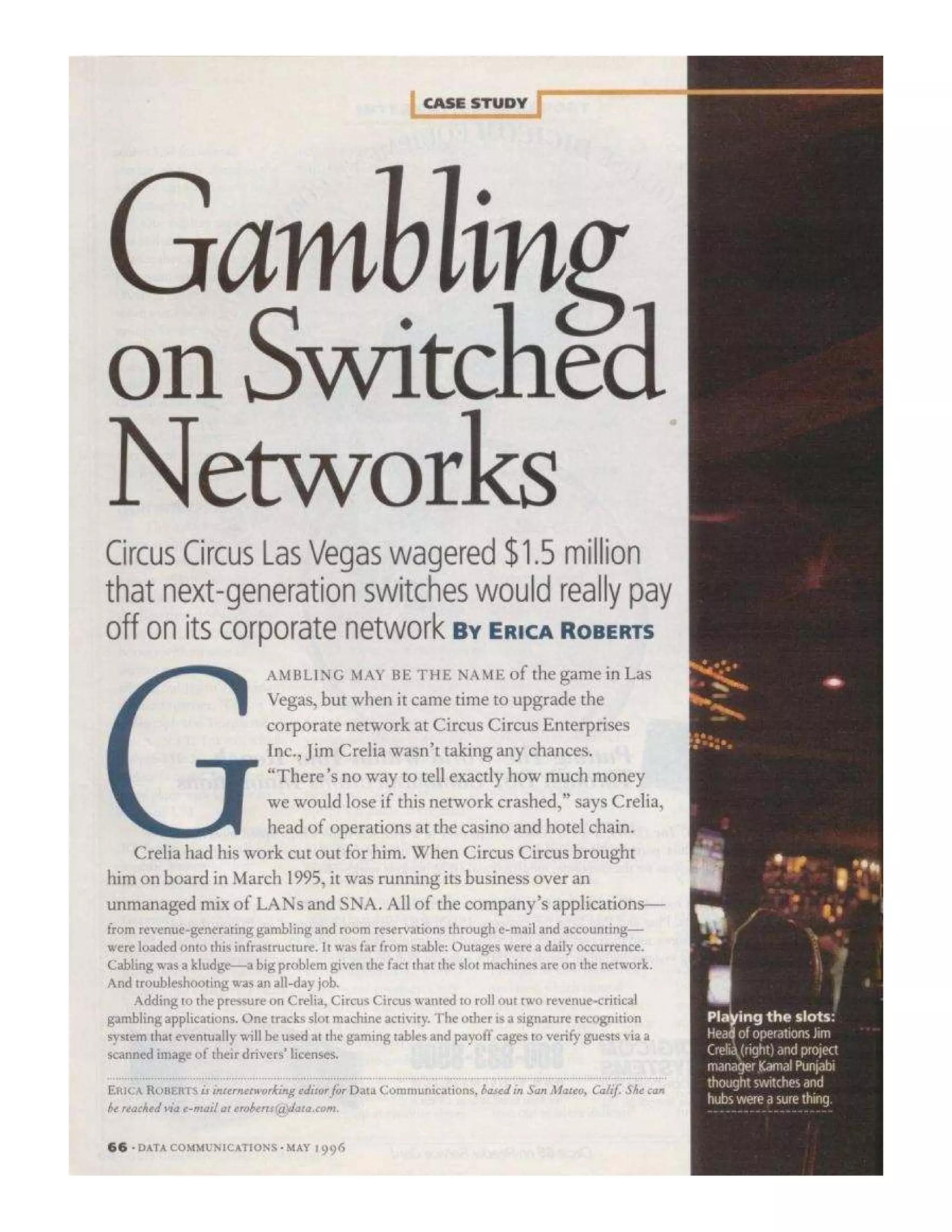 Data Communications Magazine Article | PDF