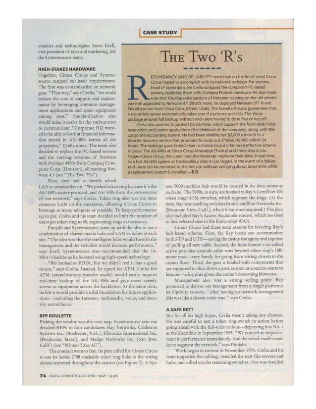 Data Communications Magazine Article | PDF