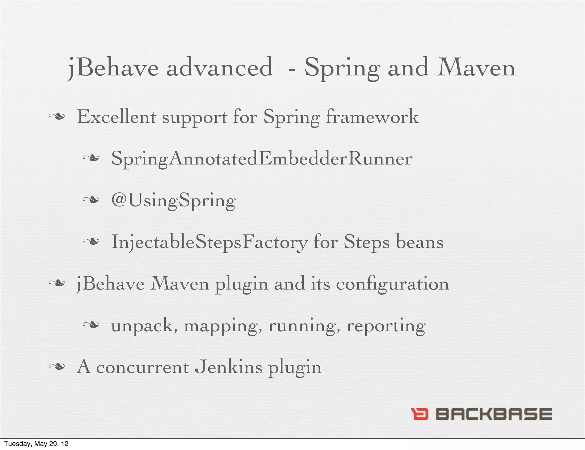 BDD using JBehave | PPT