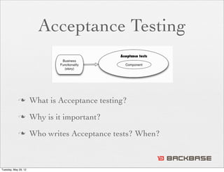 BDD using JBehave | PPT