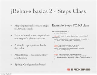 BDD using JBehave | PPT