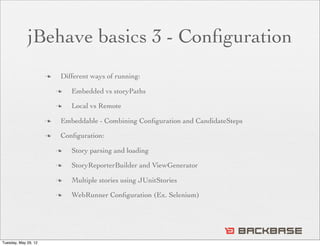 BDD using JBehave | PPT