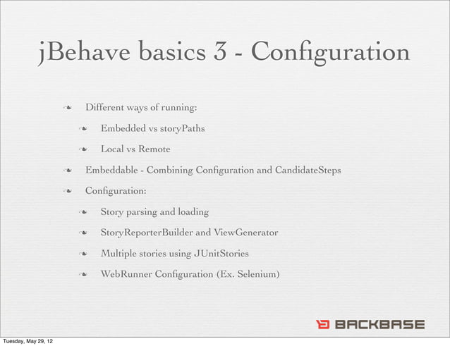 BDD using JBehave | PPT