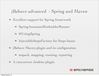 BDD using JBehave | PPT