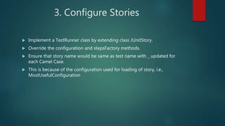 Jbehave- Basics to Advance | PPT