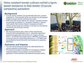 JBEI Research Highlights - January 2022 | PPT