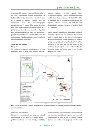 Ethnobotany of Oyster nut (Telfairia pedata) in Northern Tanzania ...