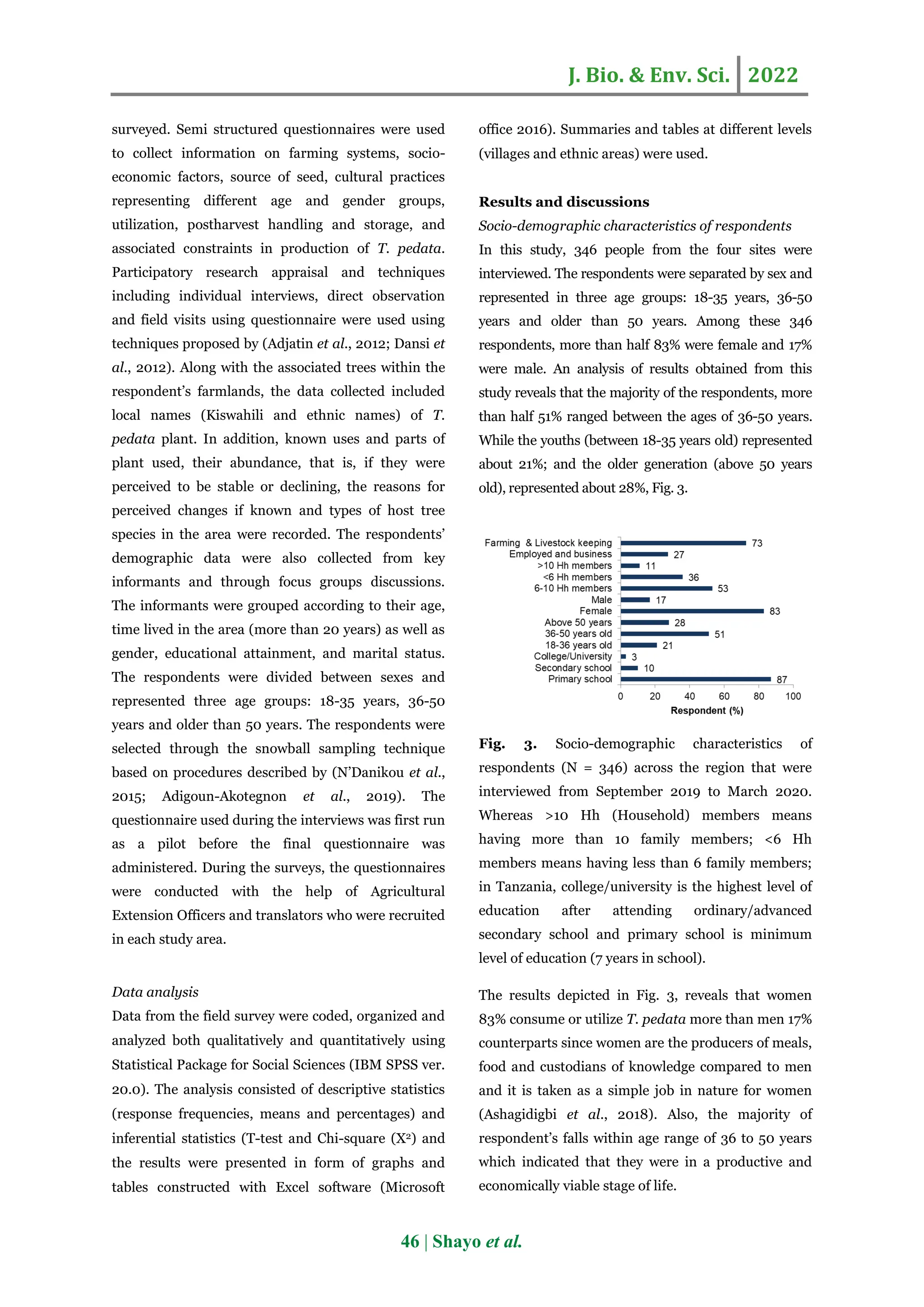Ethnobotany of Oyster nut (Telfairia pedata) in Northern Tanzania | PDF