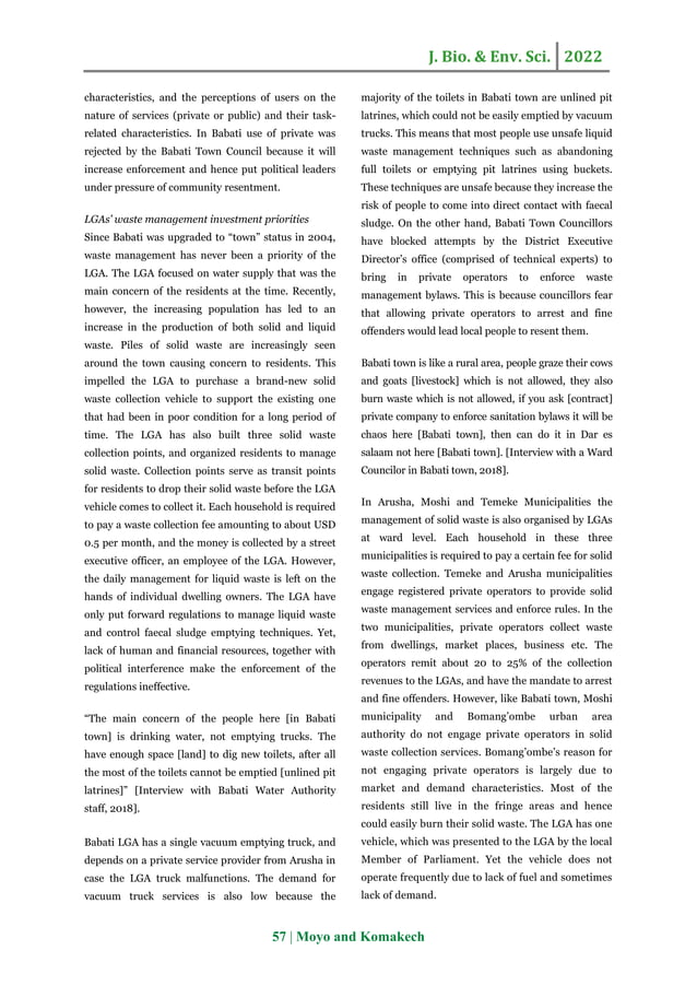 Invisible waste: Understanding the political culture of solid and ...