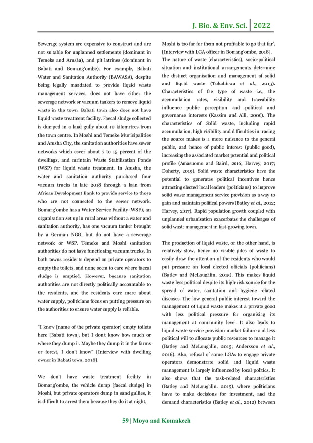 Invisible waste: Understanding the political culture of solid and ...