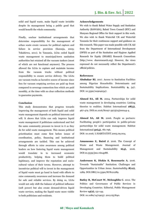 Invisible waste: Understanding the political culture of solid and ...