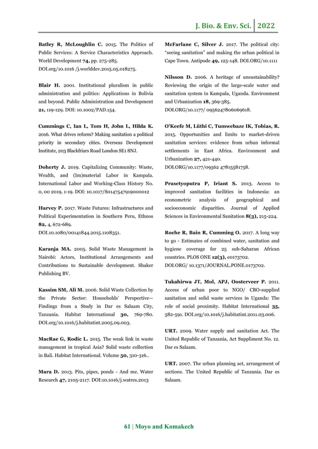 Invisible waste: Understanding the political culture of solid and ...