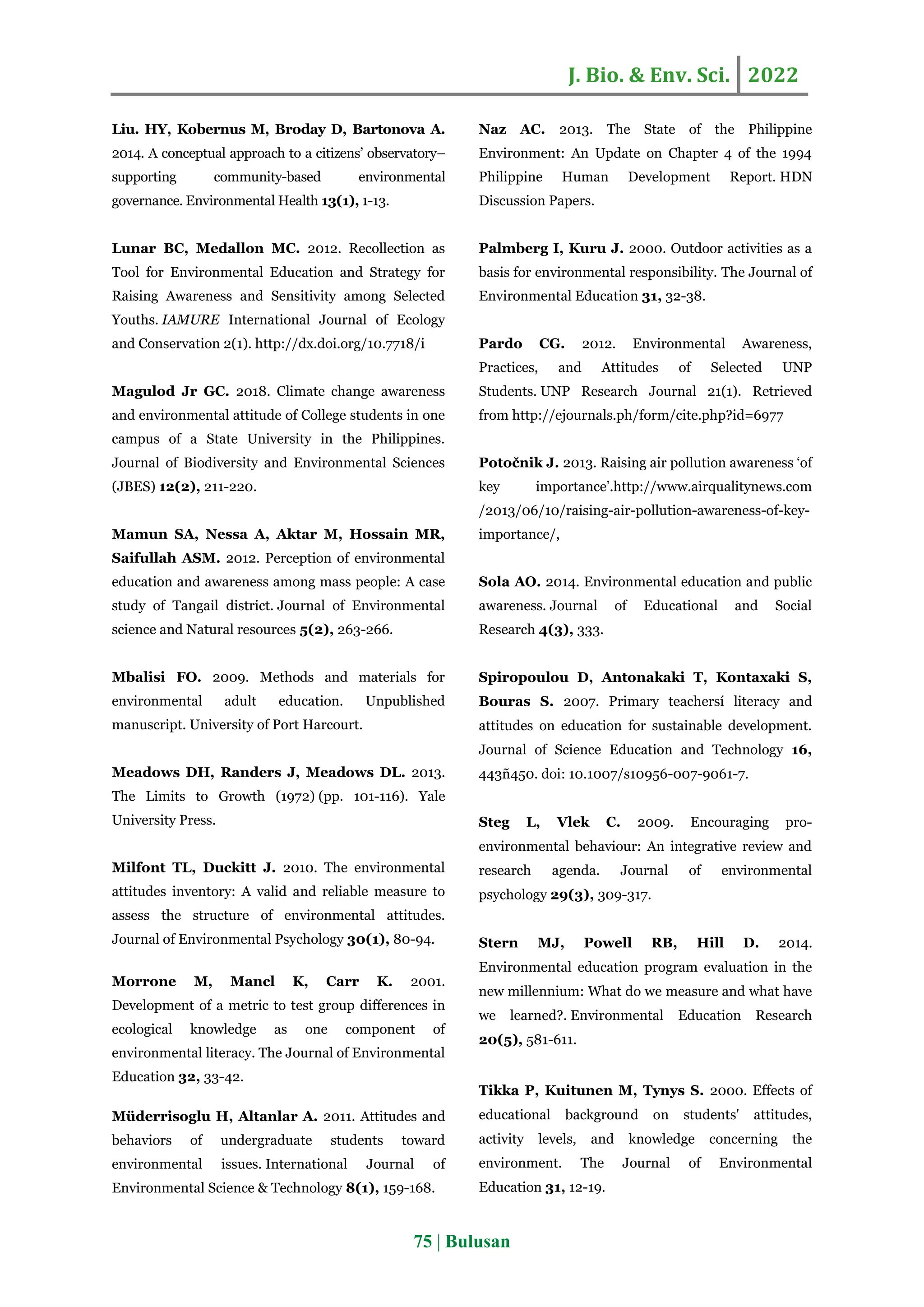 Organizations environmental awareness and attitude | PDF