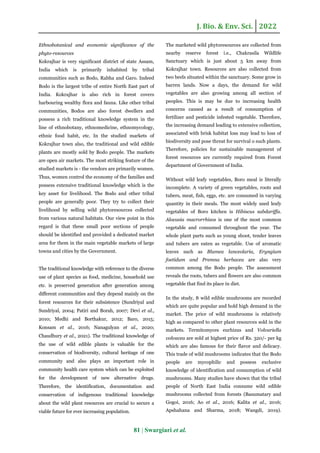 A checklist of traditional and wild edible phyto-resources sold in the ...