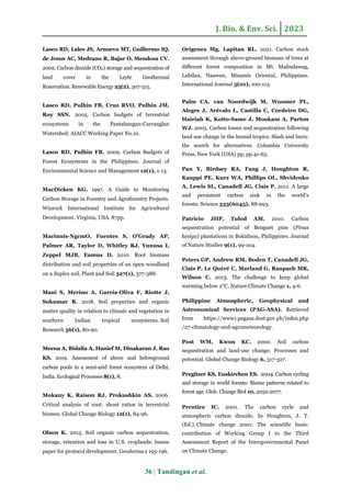 Carbon stock assessment of the undisturbed forest in the heavily mined ...