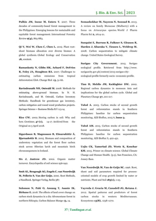Carbon stock assessment of the undisturbed forest in the heavily mined ...