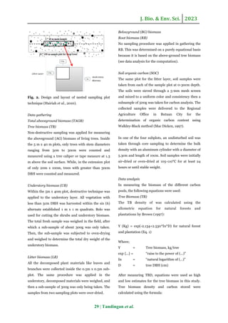 Carbon stock assessment of the undisturbed forest in the heavily mined ...