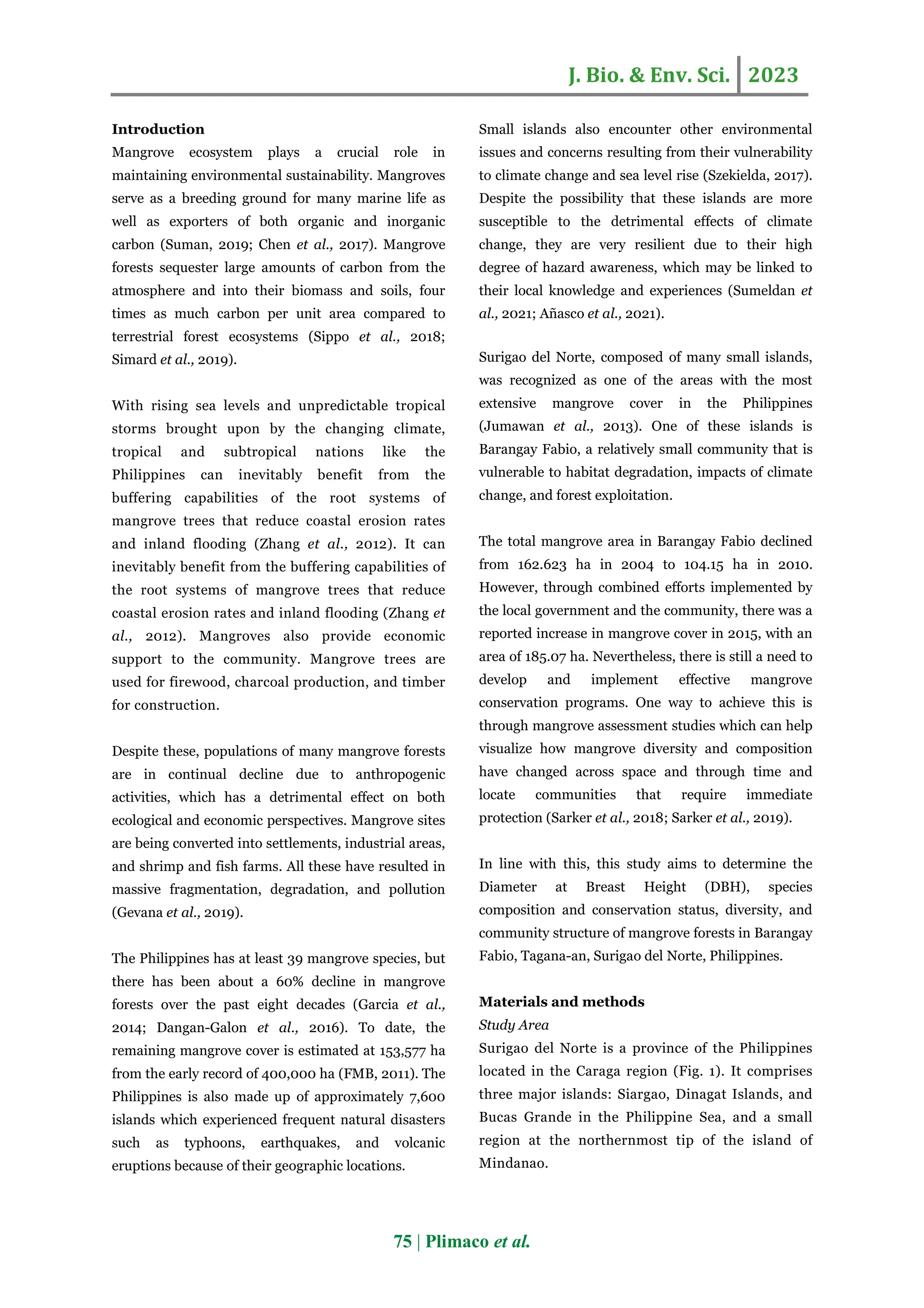 Species composition, diversity and community structure of mangroves in ...