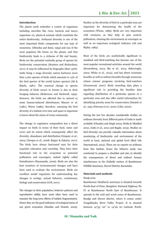 A preliminary checklist of avifauna in Hullathi Section of Ranebennur ...