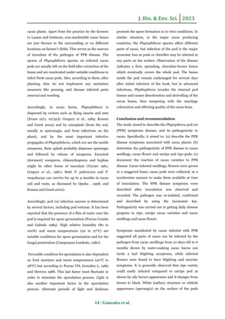 Symptomatology and pathogenicity of Phytophthora pod rot disease ...