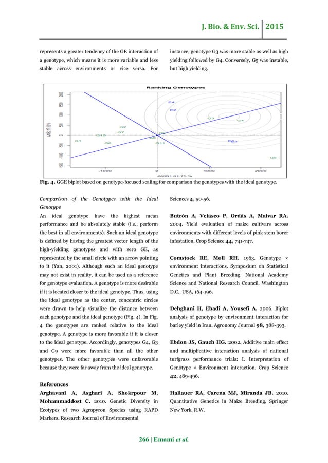 GGEBiplot analysis of genotype × environment interaction in Agropyron ...