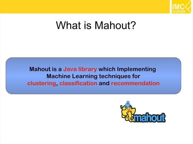 Big Data Analytics using Mahout | PDF | Operating Systems | Computer Software and Applications