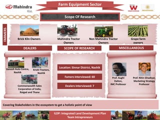 Mahindra Tractors Growth Strategy | PPTX