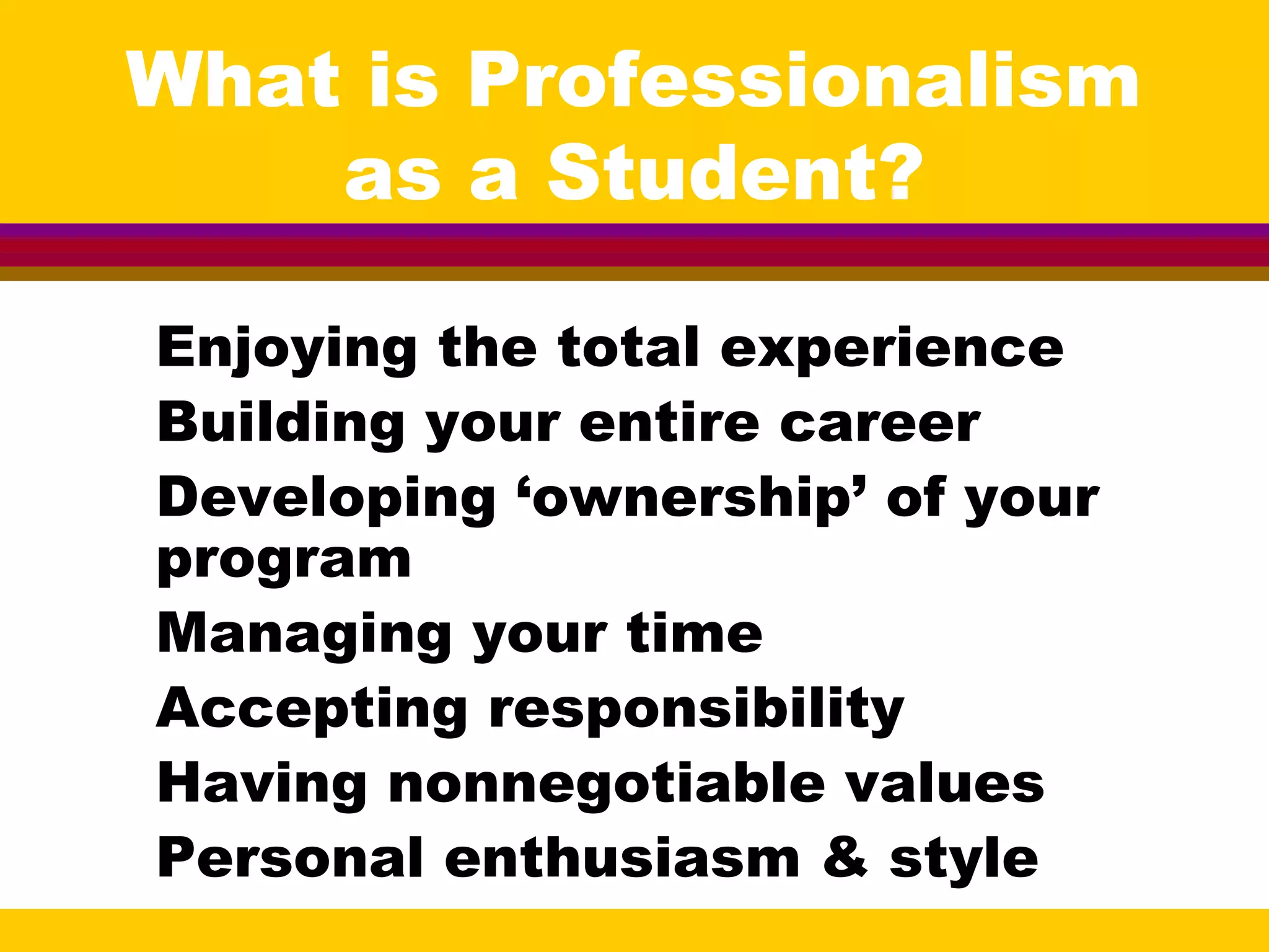Professionalism | PPT