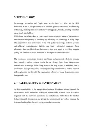 JBM-NMPL TRAINING REPORT,GURGAON | PDF