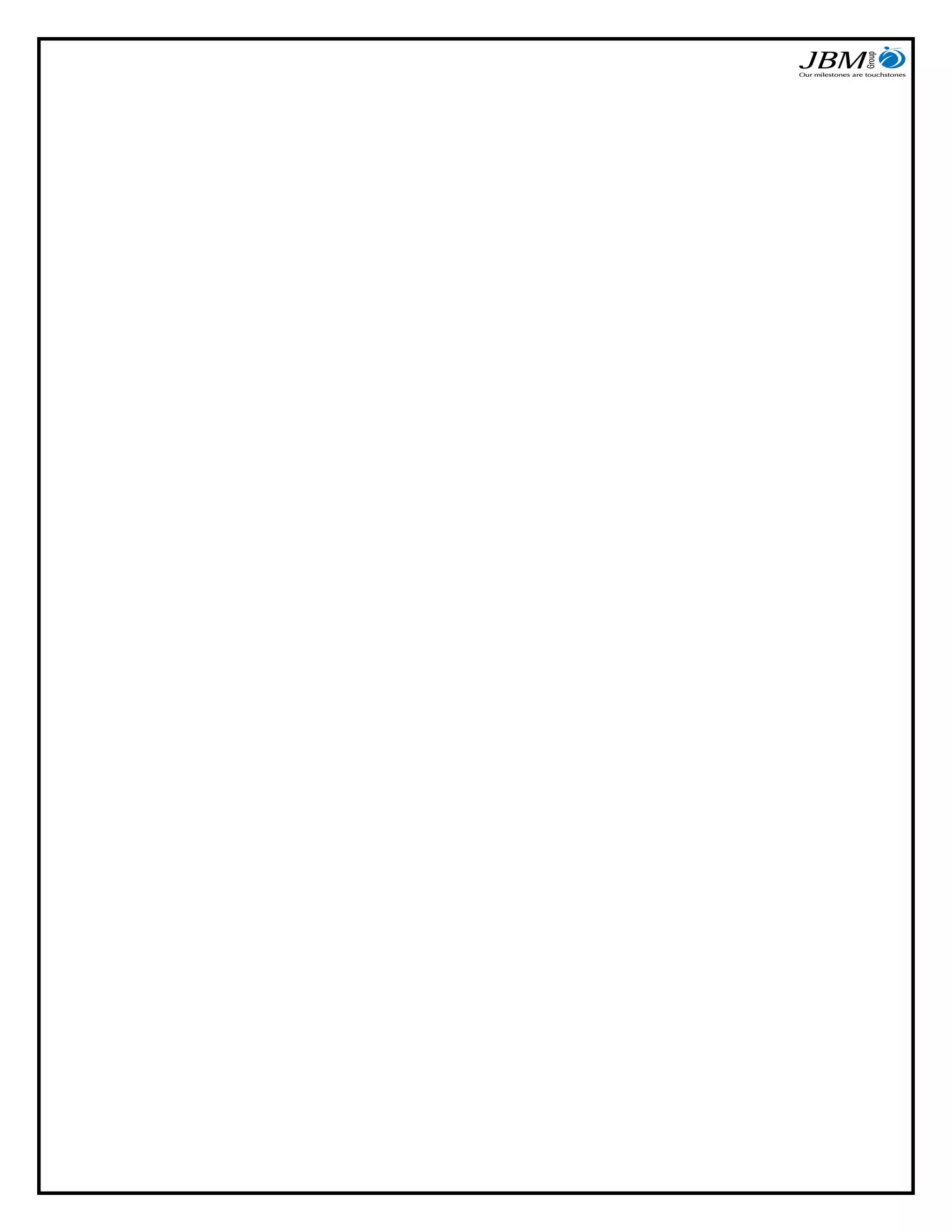 Summer training report on JBM | PDF