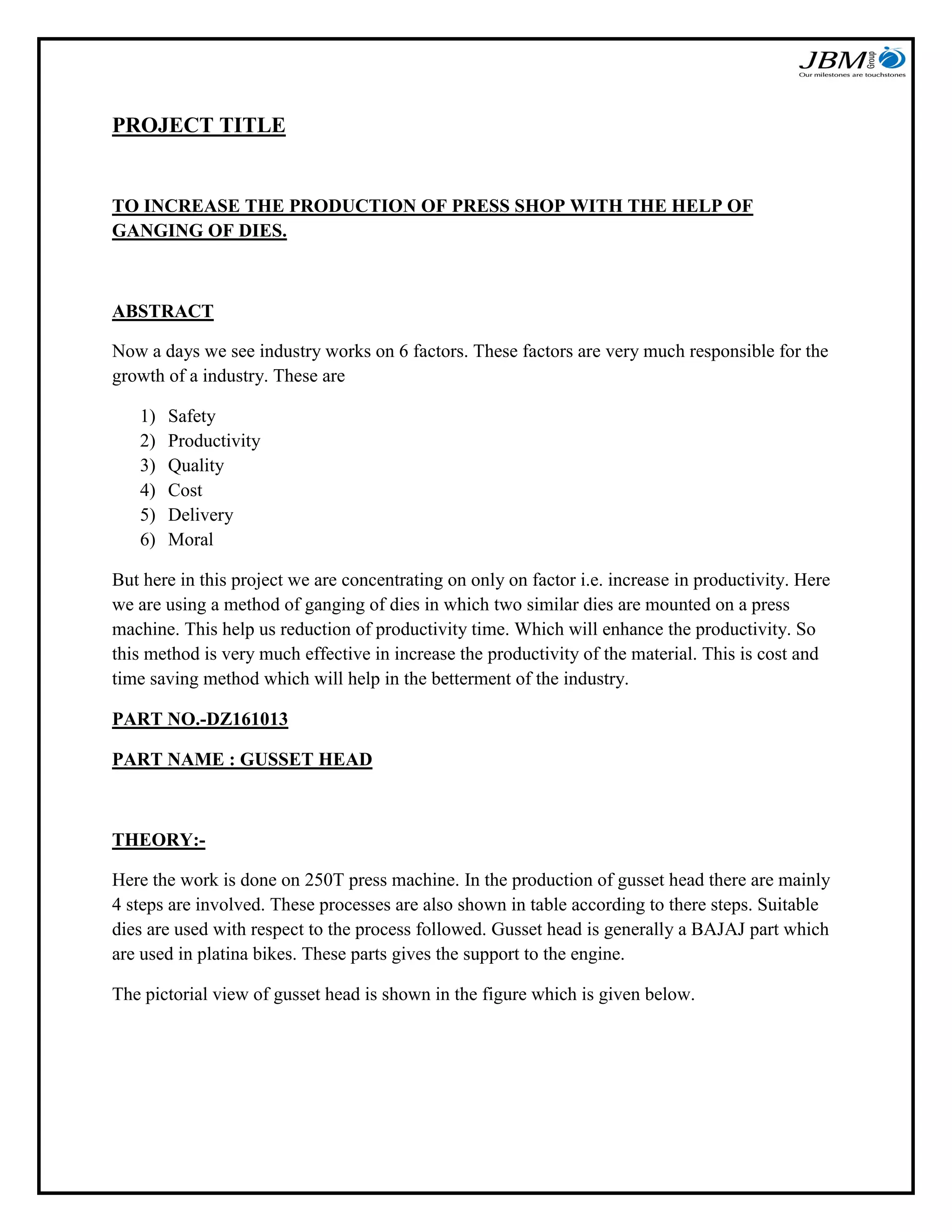 Summer training report on JBM | PDF