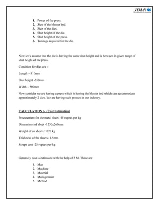 Summer training report on JBM | PDF