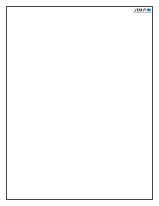 Summer training report on JBM | PDF