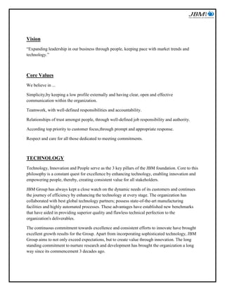 Summer training report on JBM | PDF