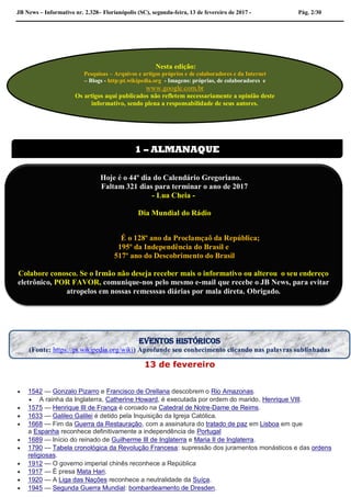 Jb news informativo nr. 2328 | PDF
