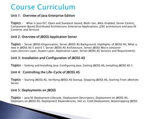 JBOSS Training | PPT