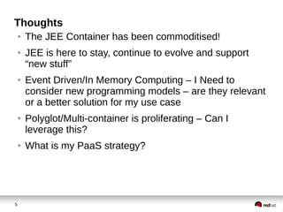 JBoss Architect Forum London - October 2013 - Platform as a What? | PDF ...