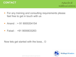 Jboss Tutorial Basics | PPTX