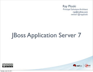 JBoss Application Server 7 | PPT