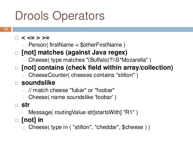 JBoss Drools - Pure Java Rule Engine