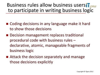 Jboss jbpm and drools 1 introduction to drools architecture | PPT
